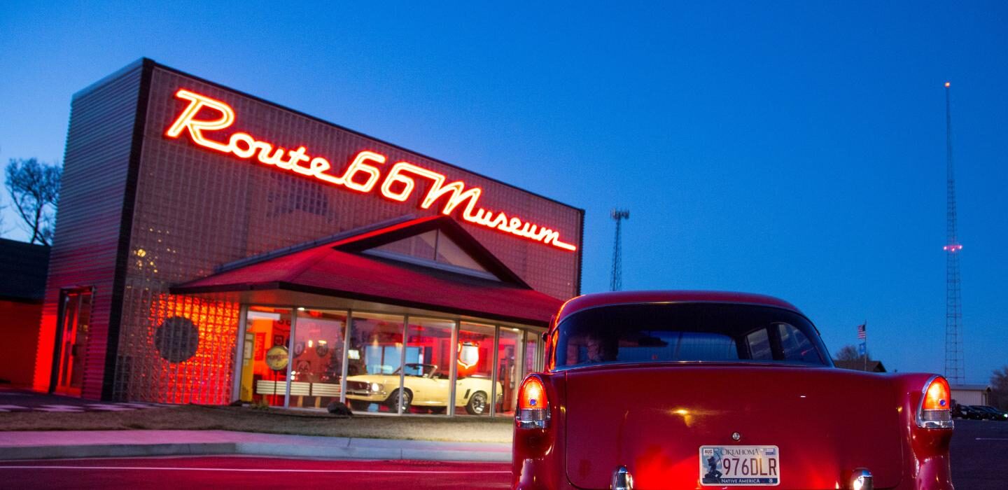 Vielfältige Zwischenstopps auf Route 66 Oklahoma – Besuchen Sie die USA